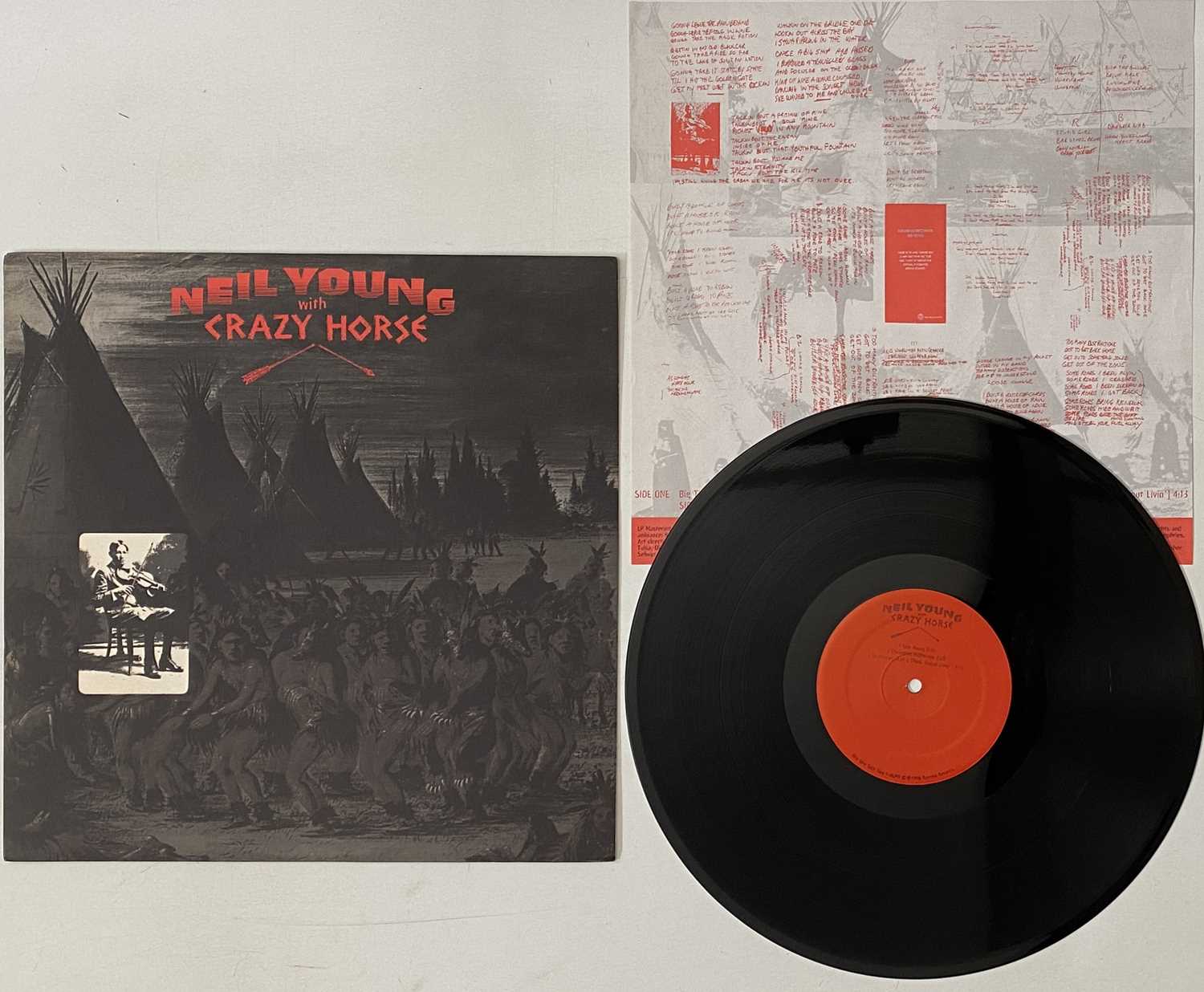 Lot 91 - NEIL YOUNG WITH CRAZY HORSE - BROKEN ARROW LP