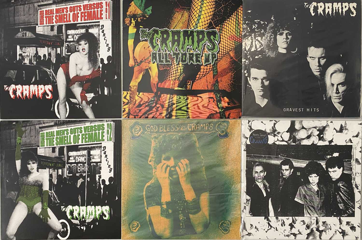 Lot 109 - CRAMPS / DETROIT COBRAS - LP PACK
