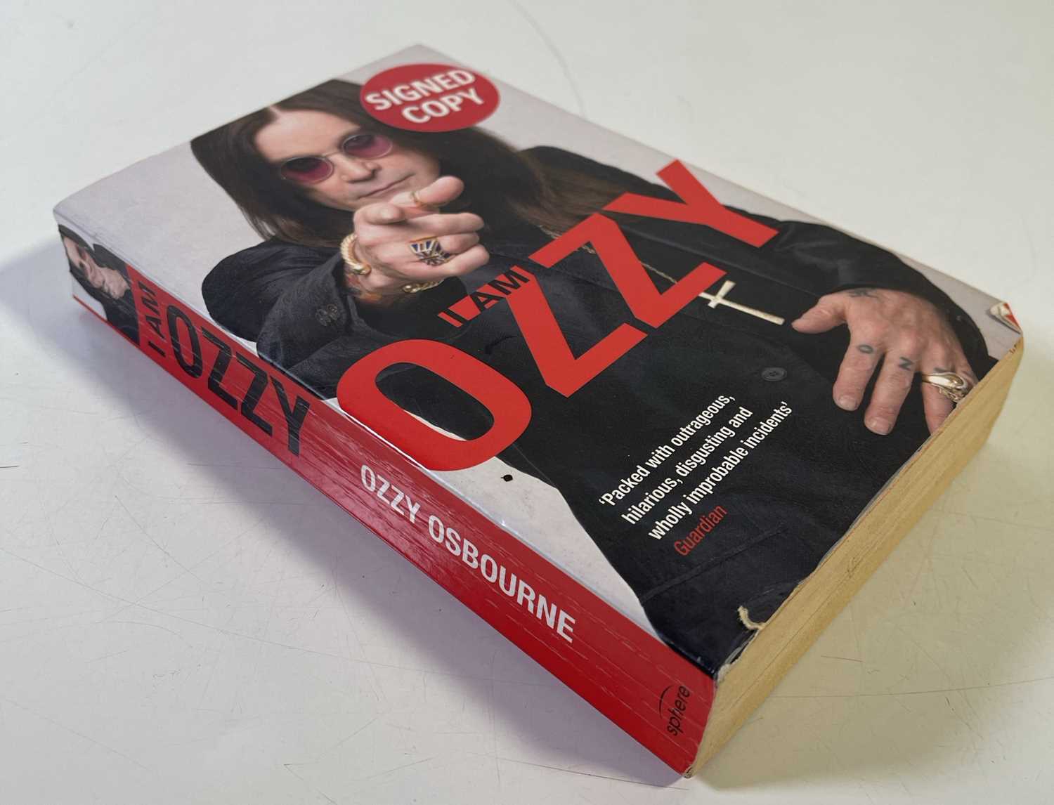 Lot 237 - BLACK SABBATH - OZZY OSBOURNE - SIGNED