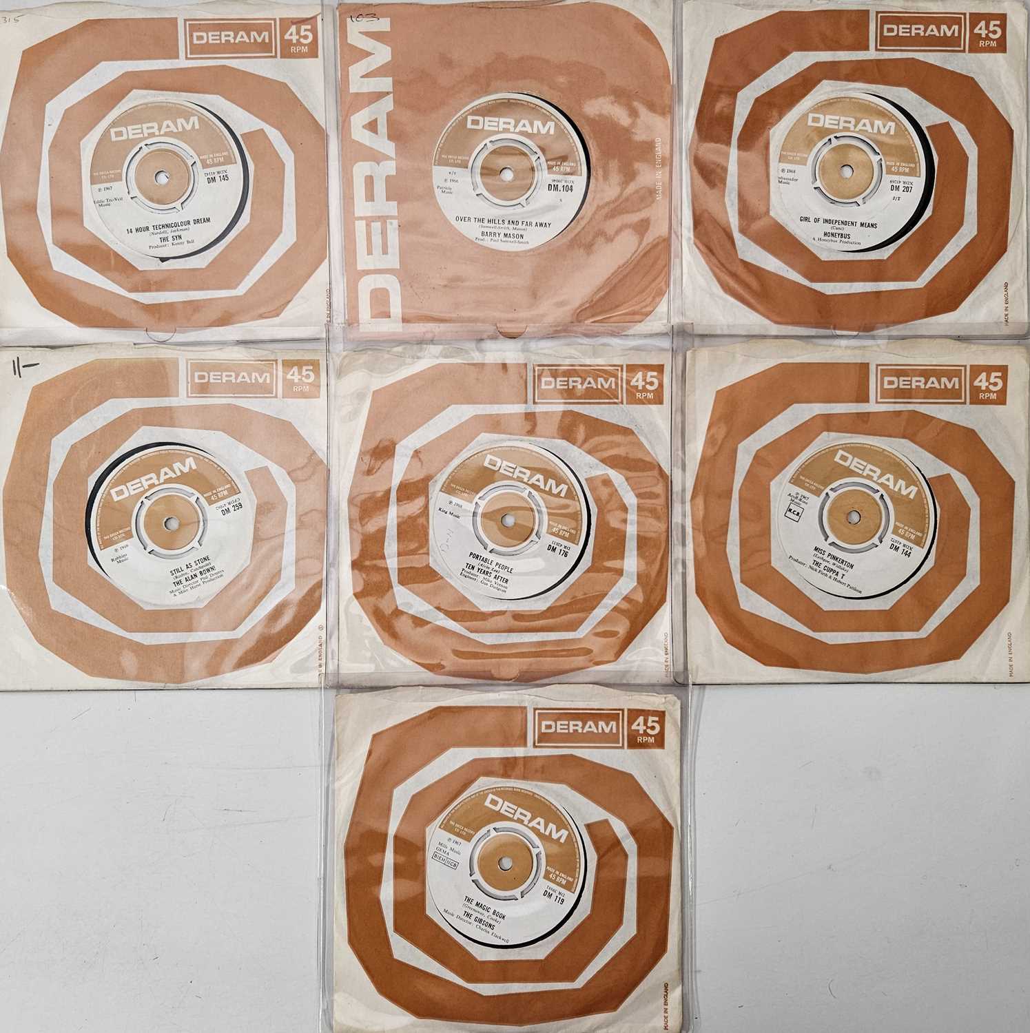Lot 266 - DERAM RECORDS - 7" RARITIES PACK