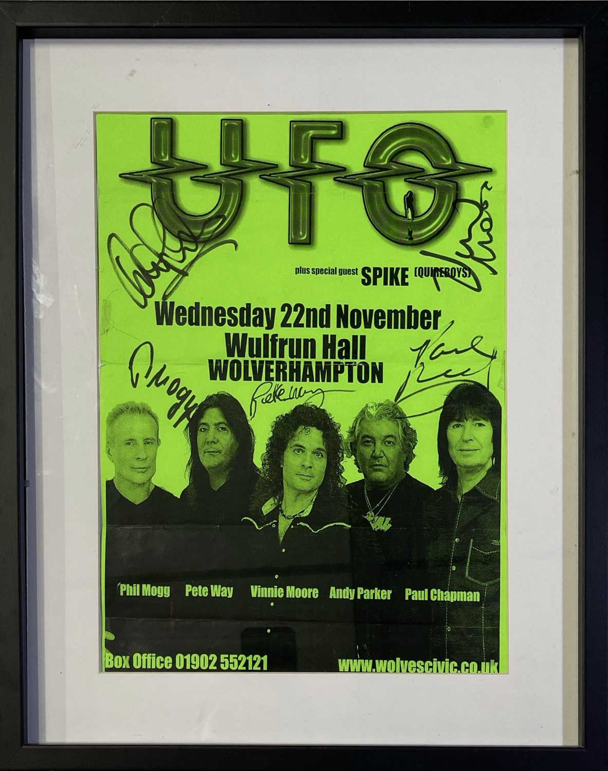 Lot 258 - UFO - A SIGNED POSTER.