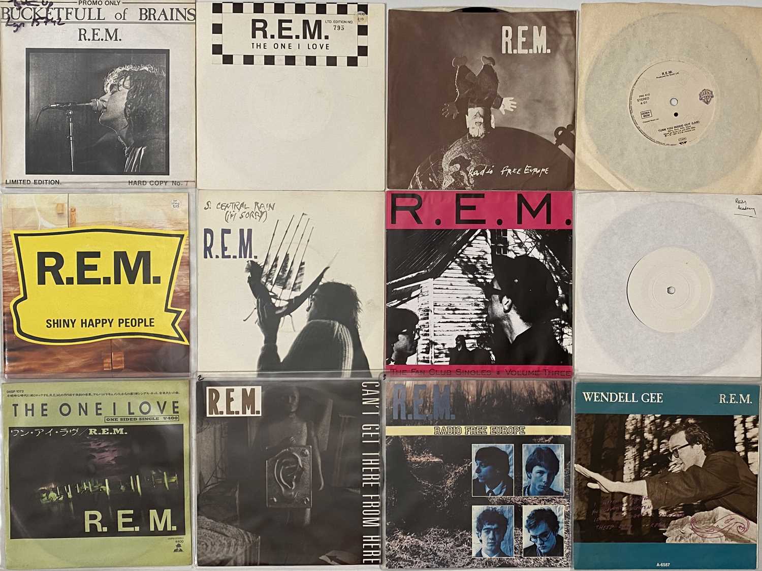 Lot 290 - REM - 7" COLLECTION