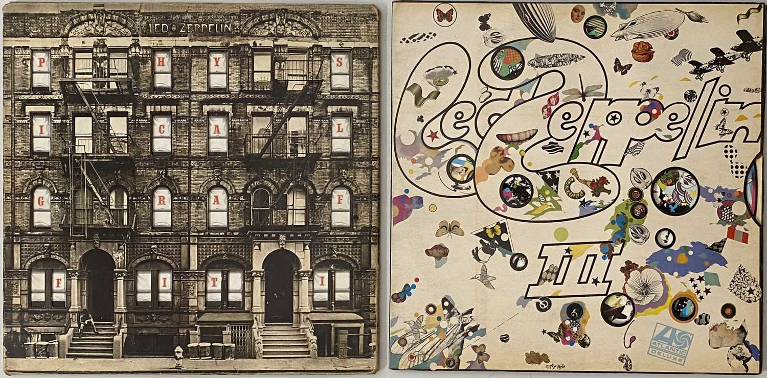 Lot 703 - LED ZEPPELIN - III/PHYSICAL GRAFFITI LPS