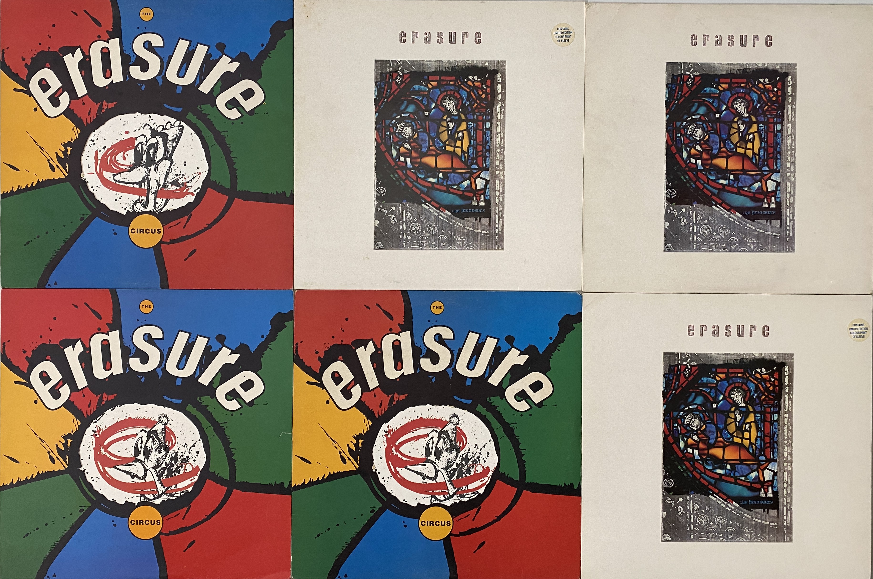Lot 700 - ERASURE - LP / 12" COLLECTION