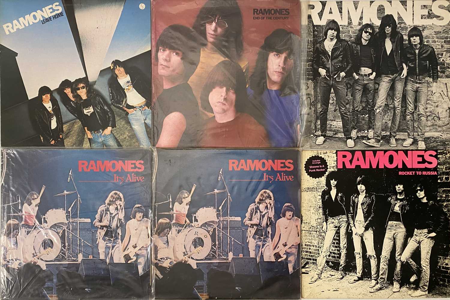 Lot 629 - RAMONES - LP PACK