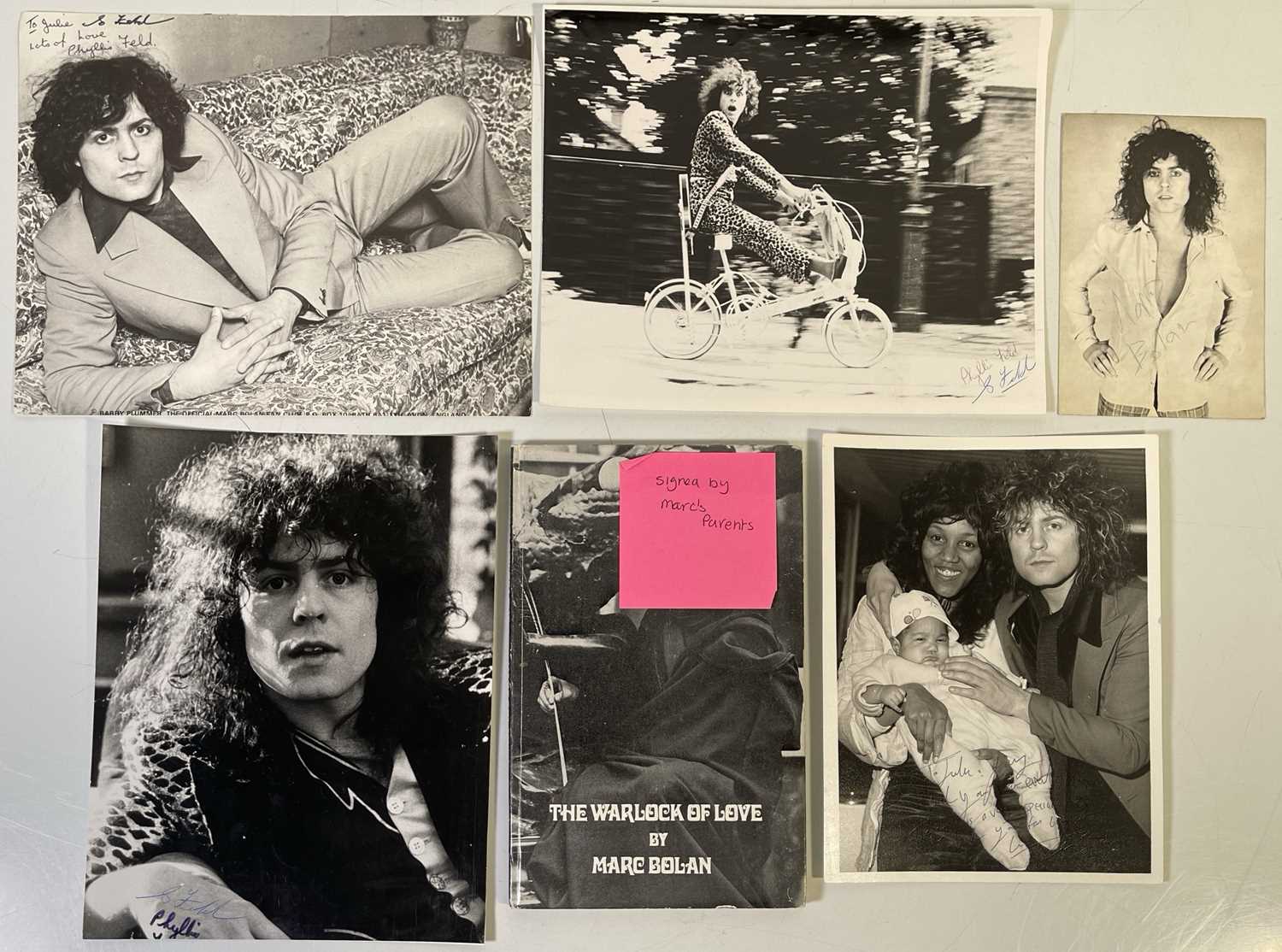 Lot 510 - MARC BOLAN / T.REX - MARC BOLAN SIGNATURE