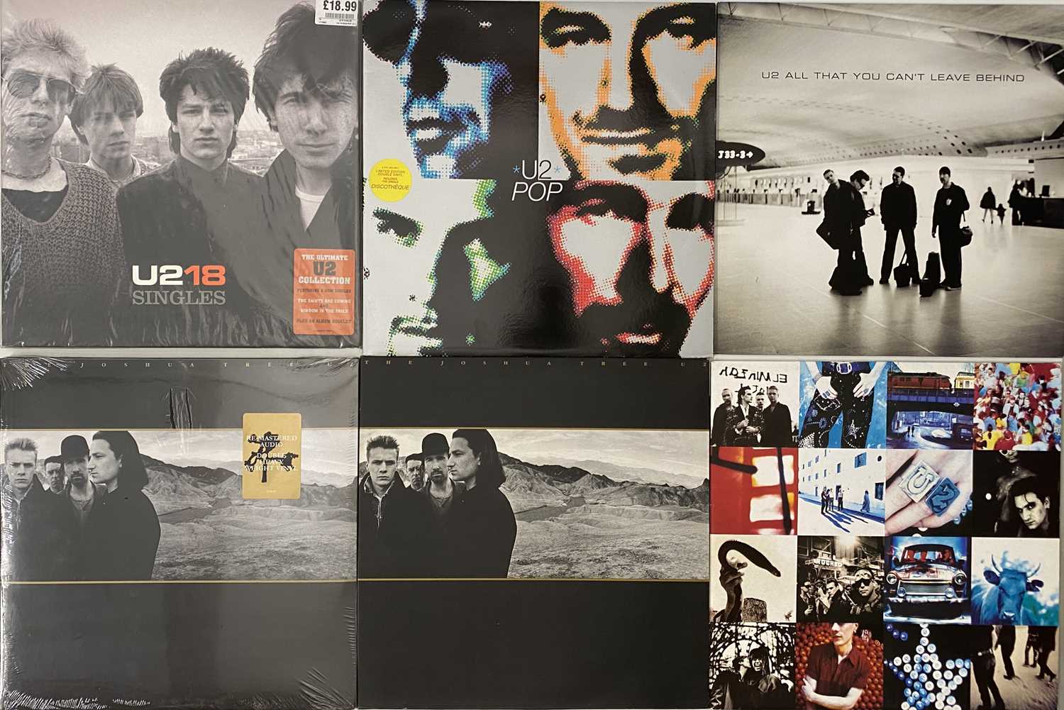 Lot 742 - U2 - LP BUNDLE