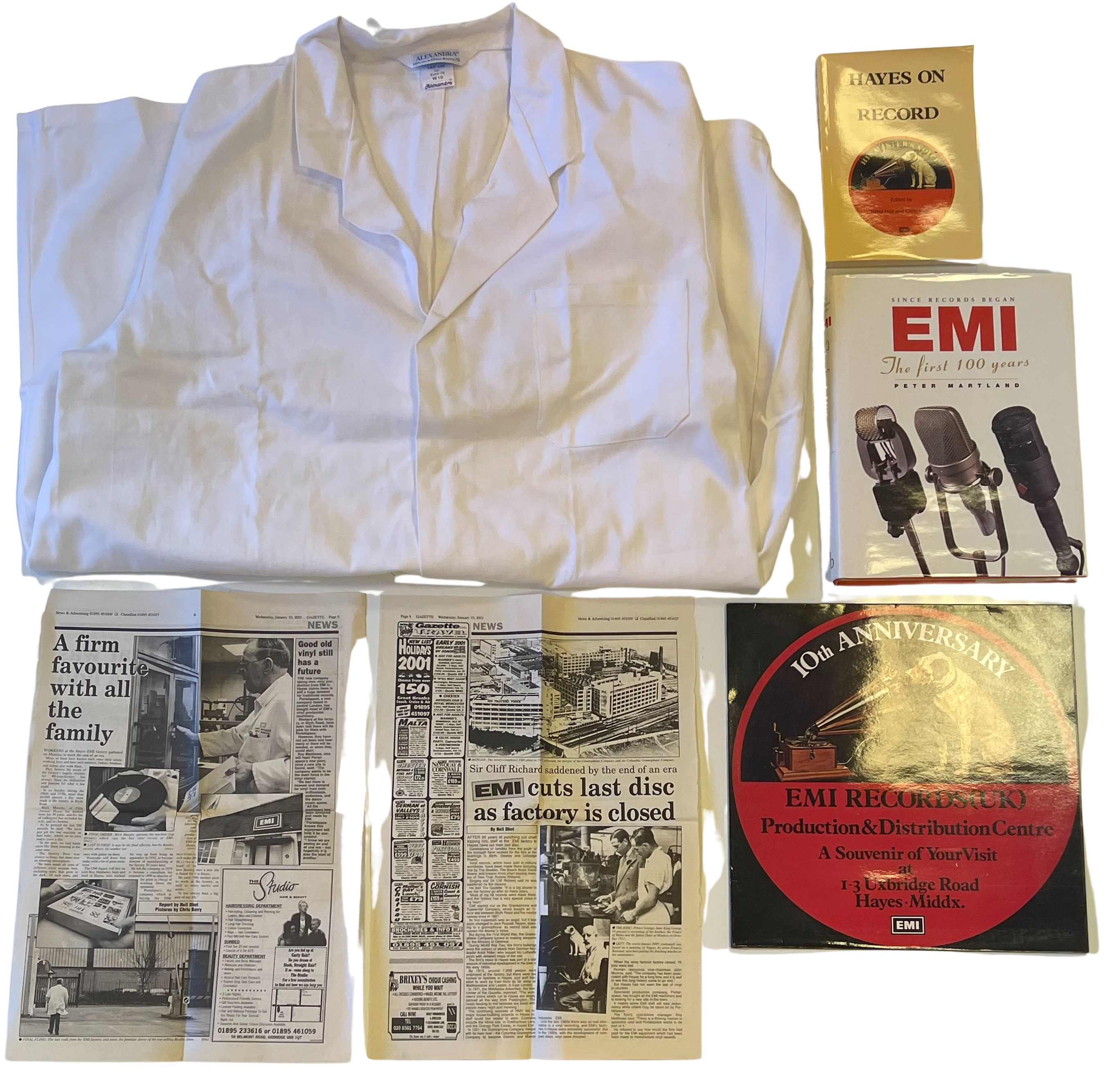 Lot 89 - MEMORABILIA FROM A LONG SERVING EMPLOYEE AT