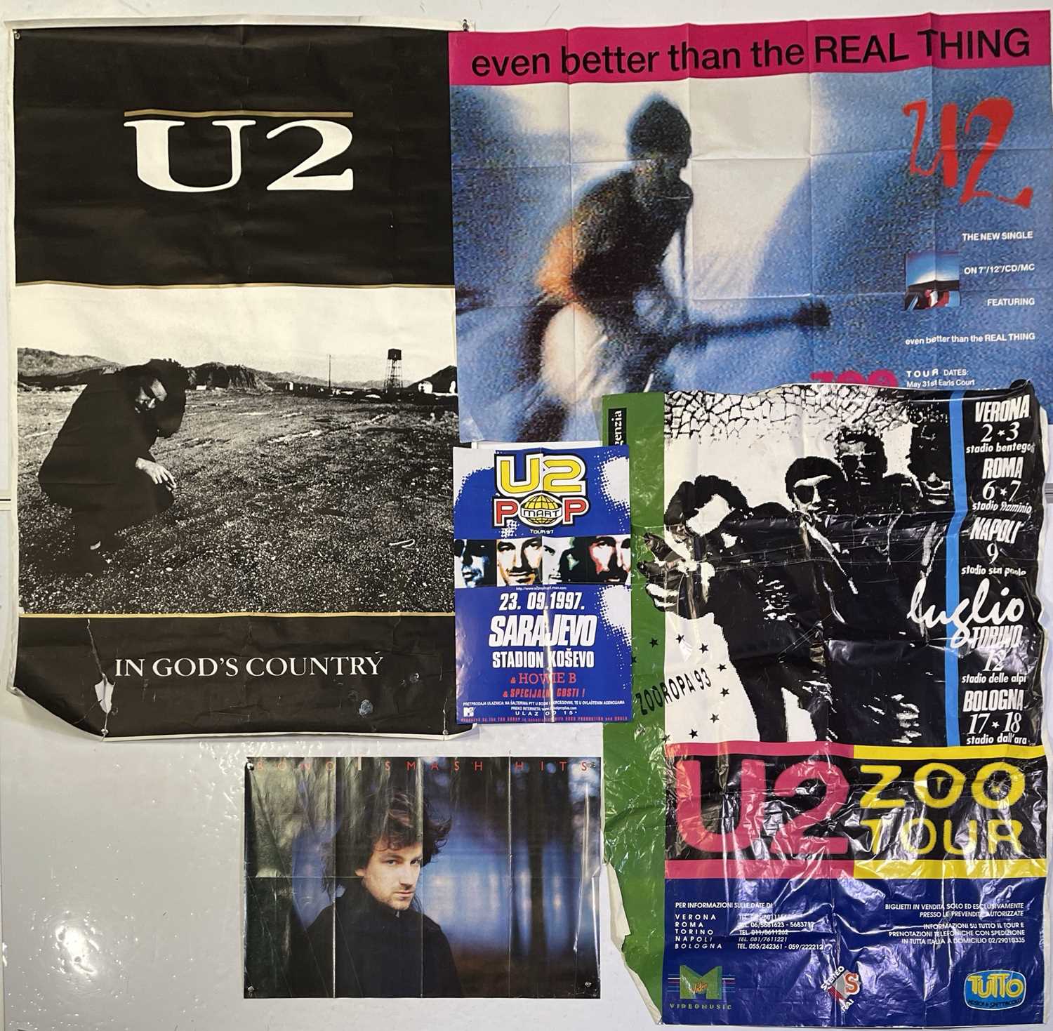 Lot 144 - U2 POSTER COLLECTION.