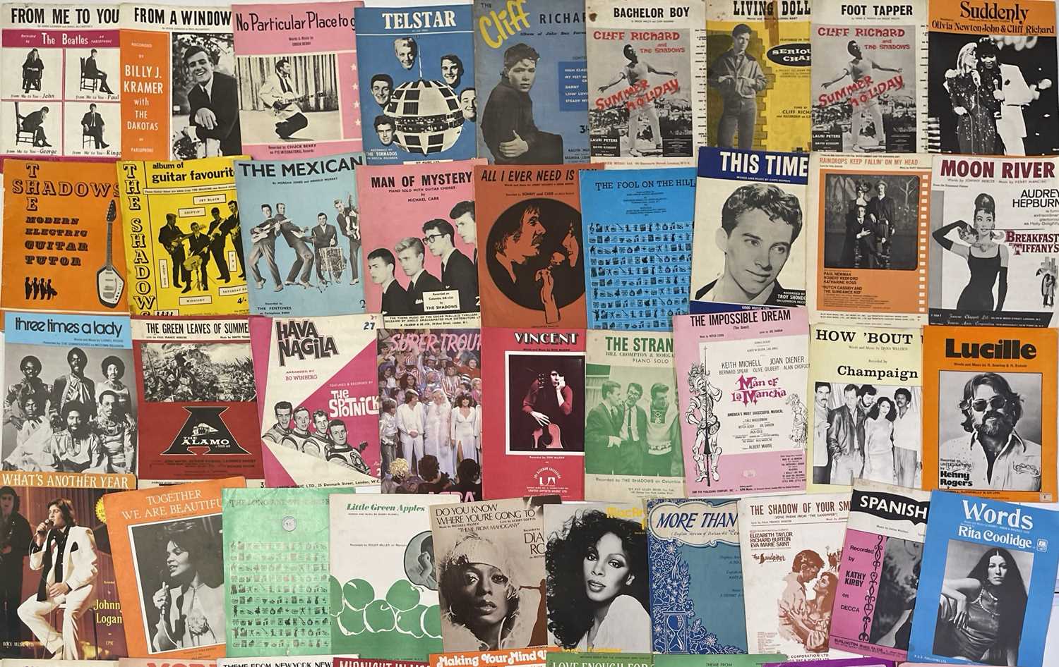 Lot 73 - SHEET MUSIC COLLECTION INC THE BEATLES.