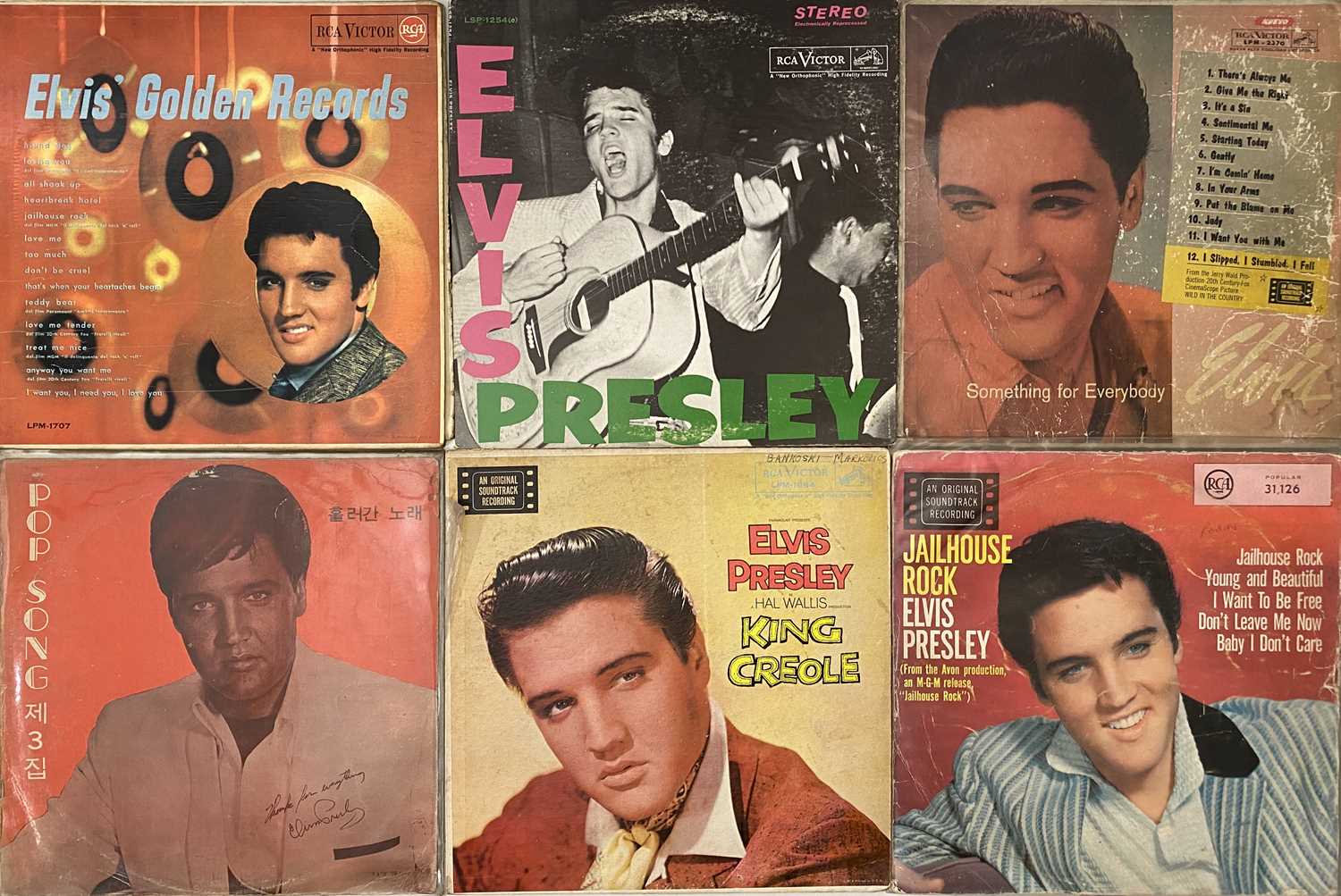 Lot 886 - ELVIS PRESLEY ORIGINAL LP AND BOX SET