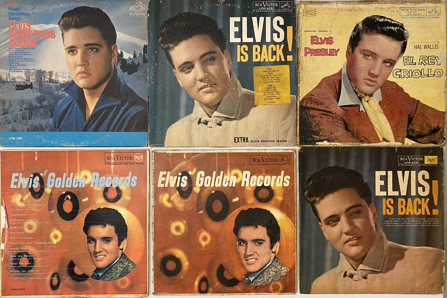 Lot 886 - ELVIS PRESLEY ORIGINAL LP AND BOX SET