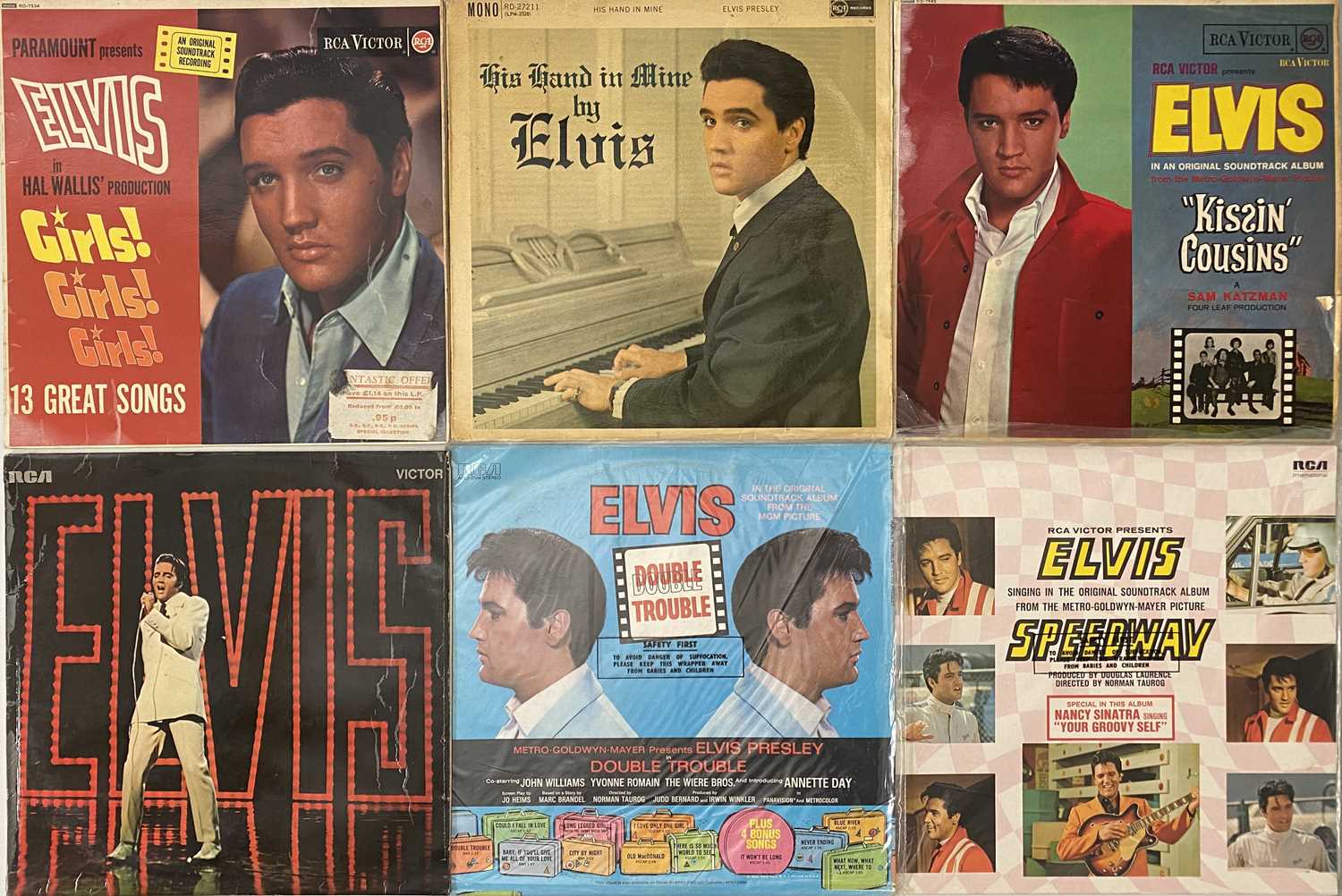 Lot 889 - ELVIS LP COLLECTION