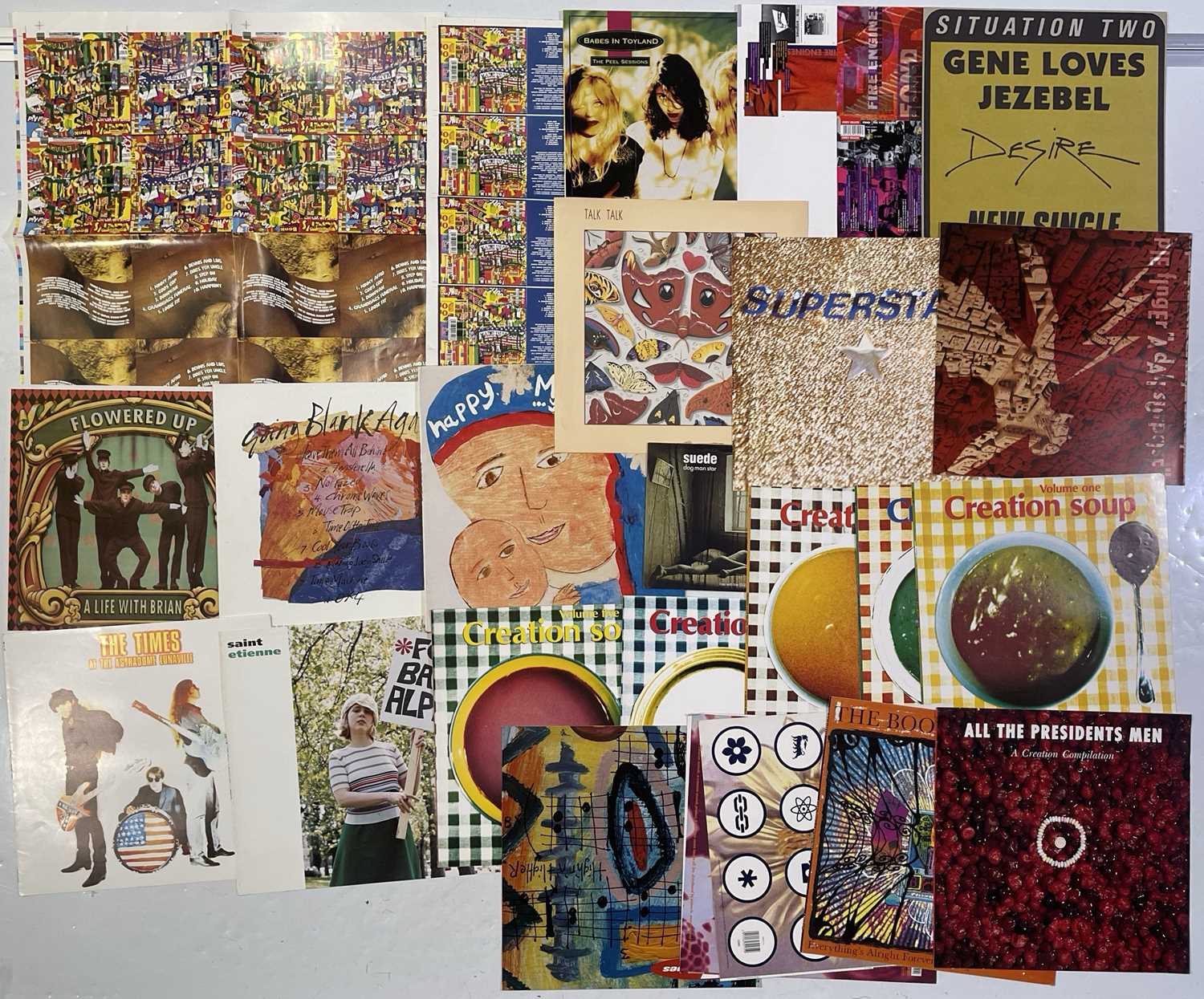 Lot 77 - 1980S/90S PROMO AND CONCERT HANDBILLS AND