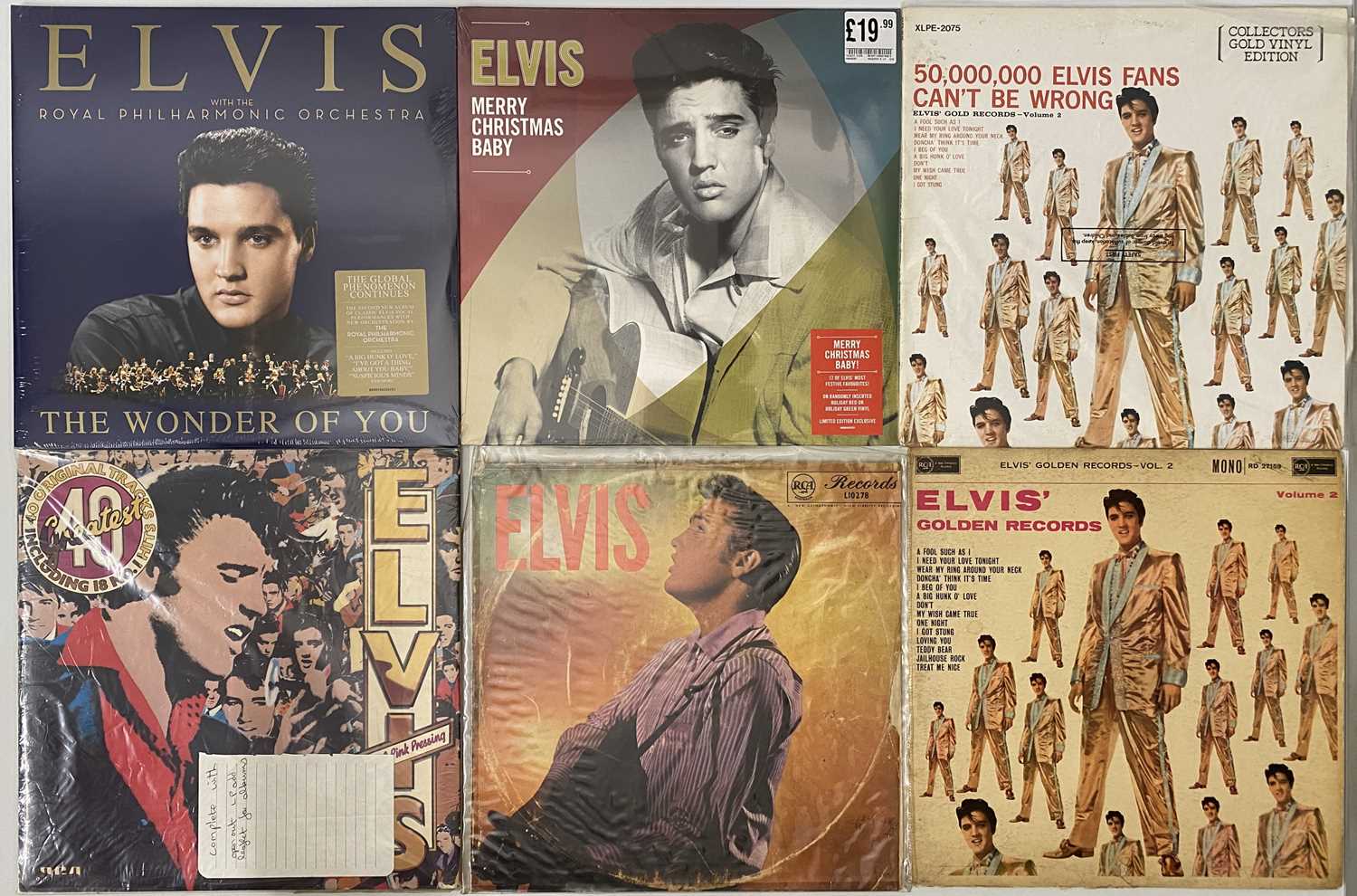 Lot 893 - ELVIS PRESLEY LP COLLECTION