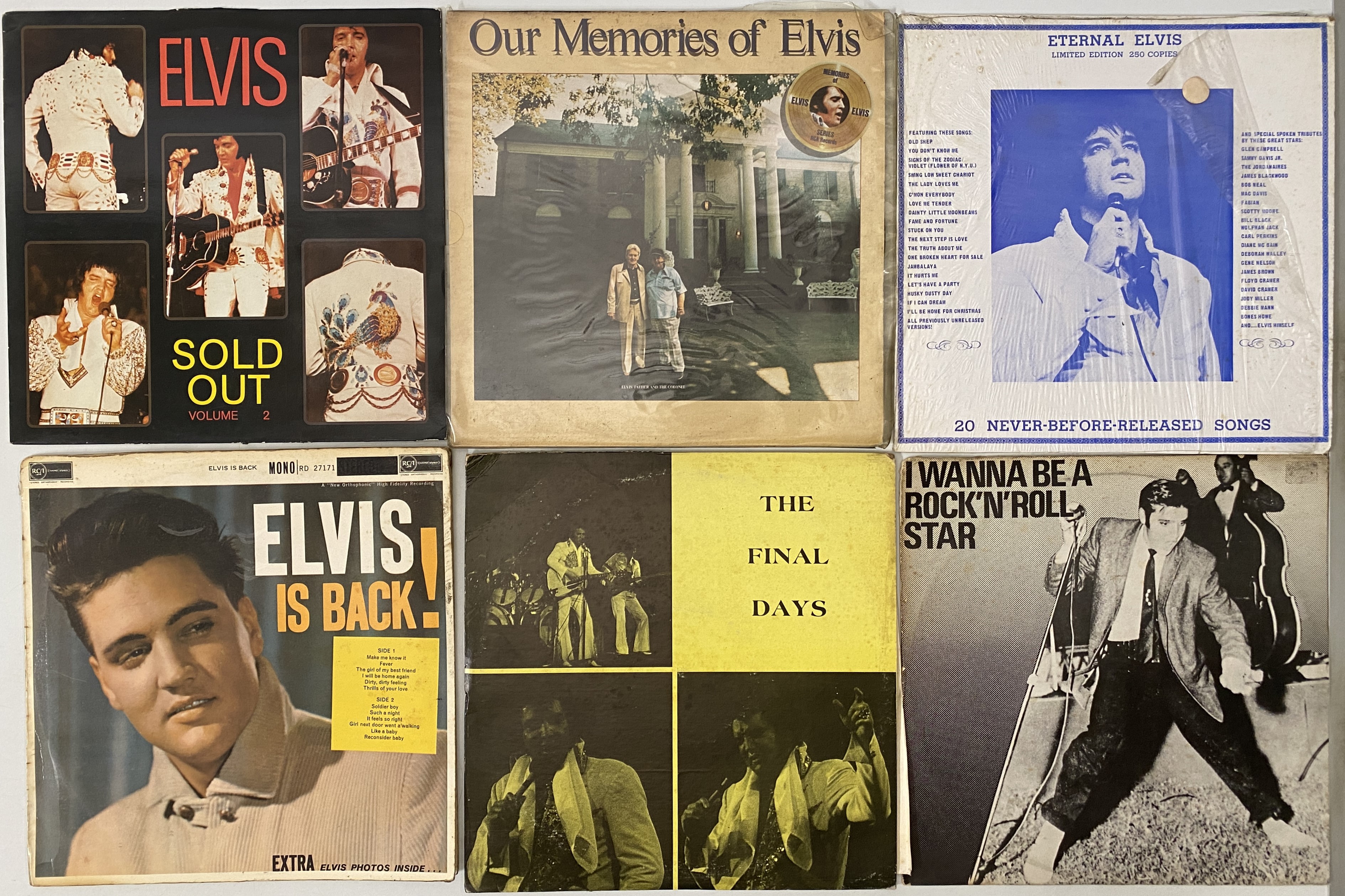 Lot 902 - ELVIS PRESLEY LP COLLECTION INCLUDING HOME