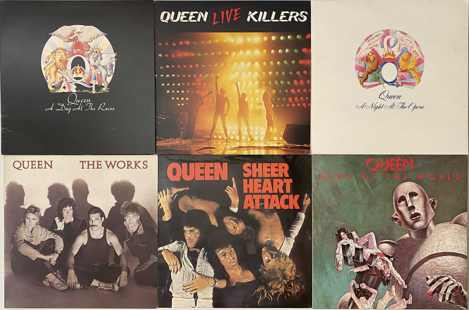 Lot 1190 - QUEEN - LP PACK