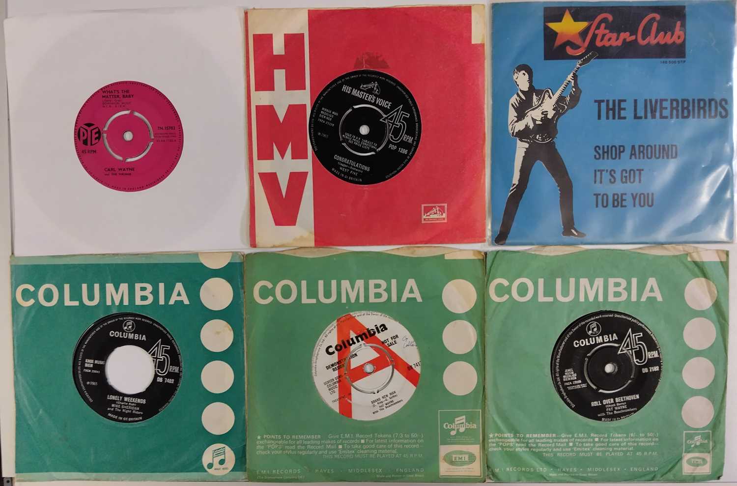 Lot 1178 - 60s BEAT - UK GROUPS - 7" PACK