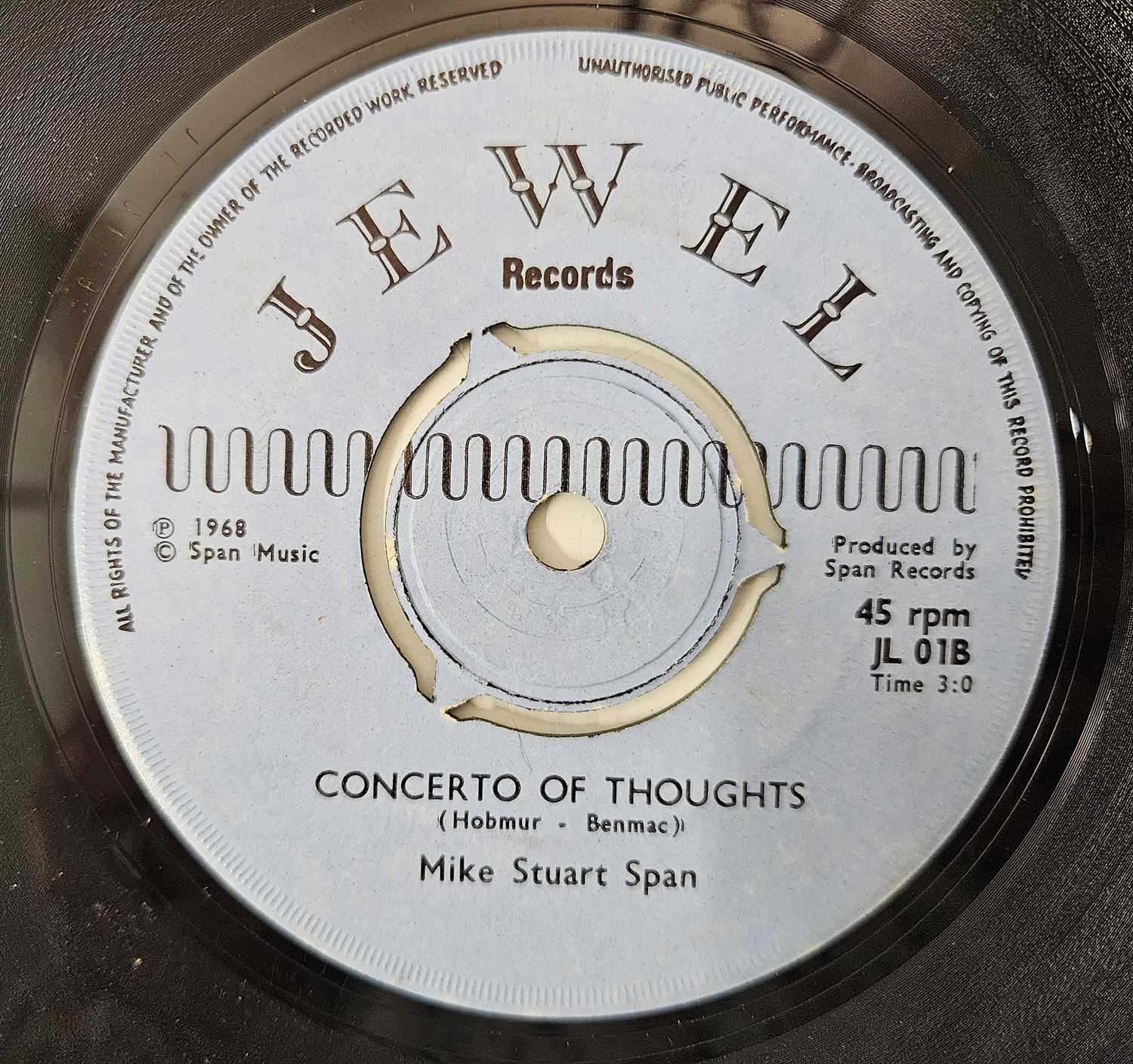 Lot 8 - MIKE STUART SPAN - CHILDREN OF TOMORROW 7" (JL