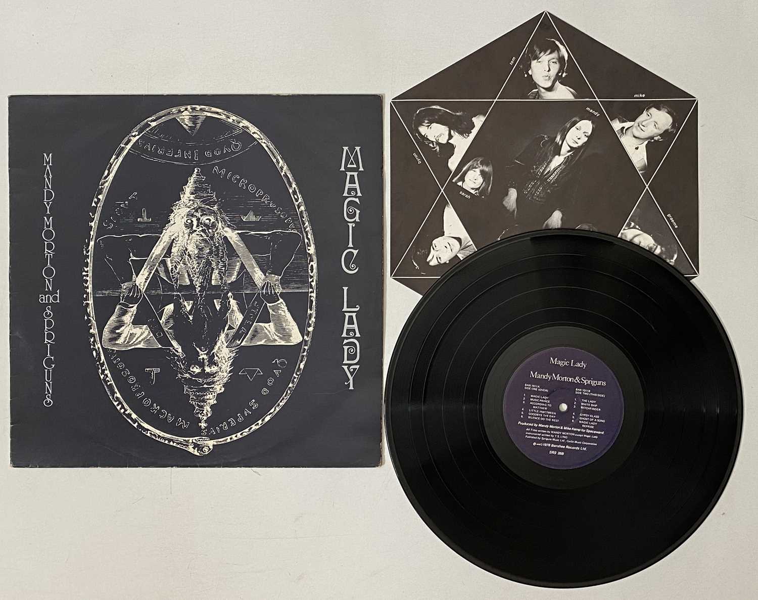 Lot 76 - MANDY MORTON AND SPRIGUNS - MAGIC LADY LP