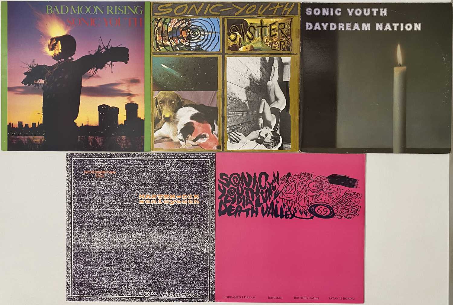Lot 135 - SONIC YOUTH - ORIGINAL LPS AND 12"S PACK