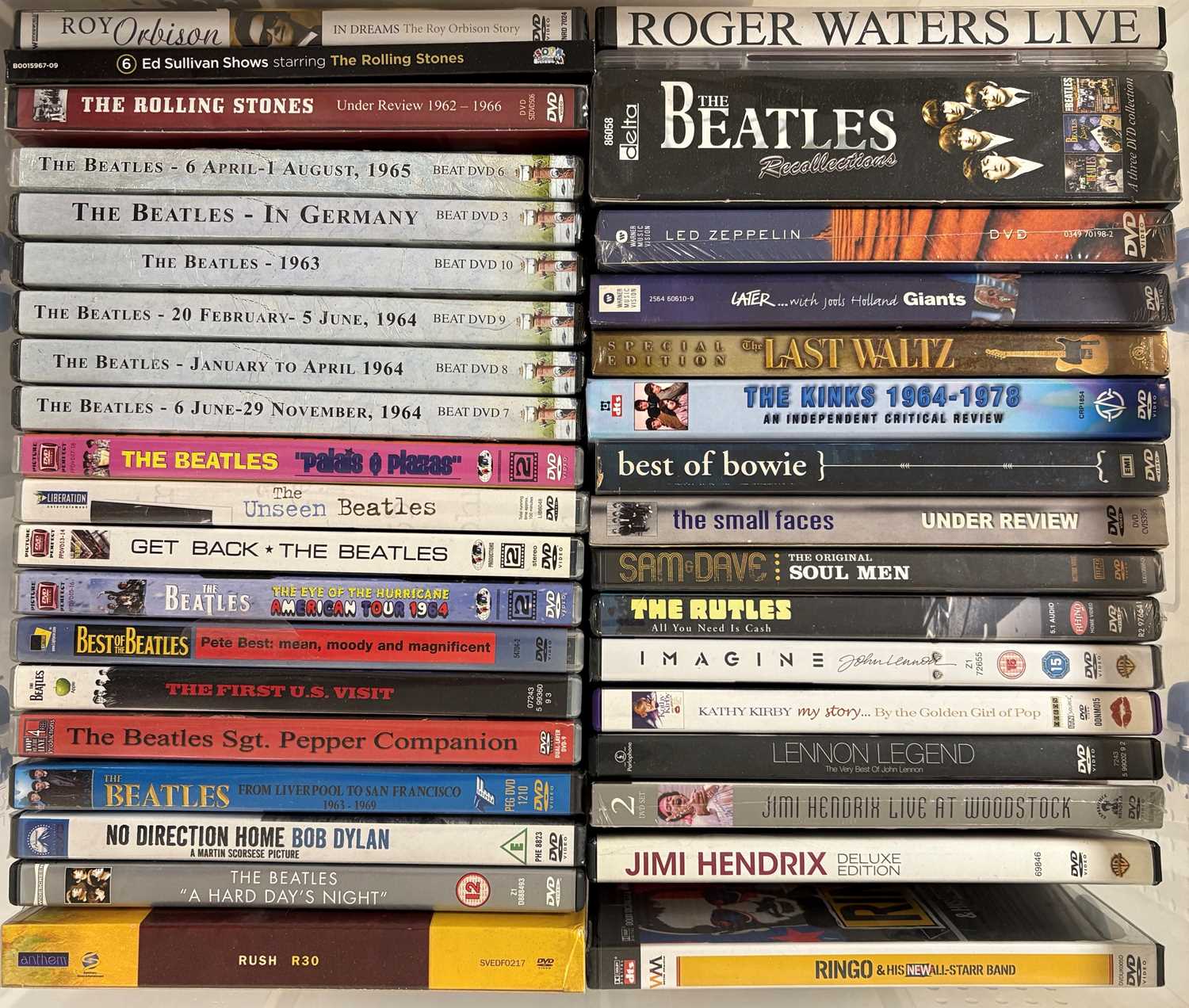 Lot 83 - MUSIC DVD COLLECTION.