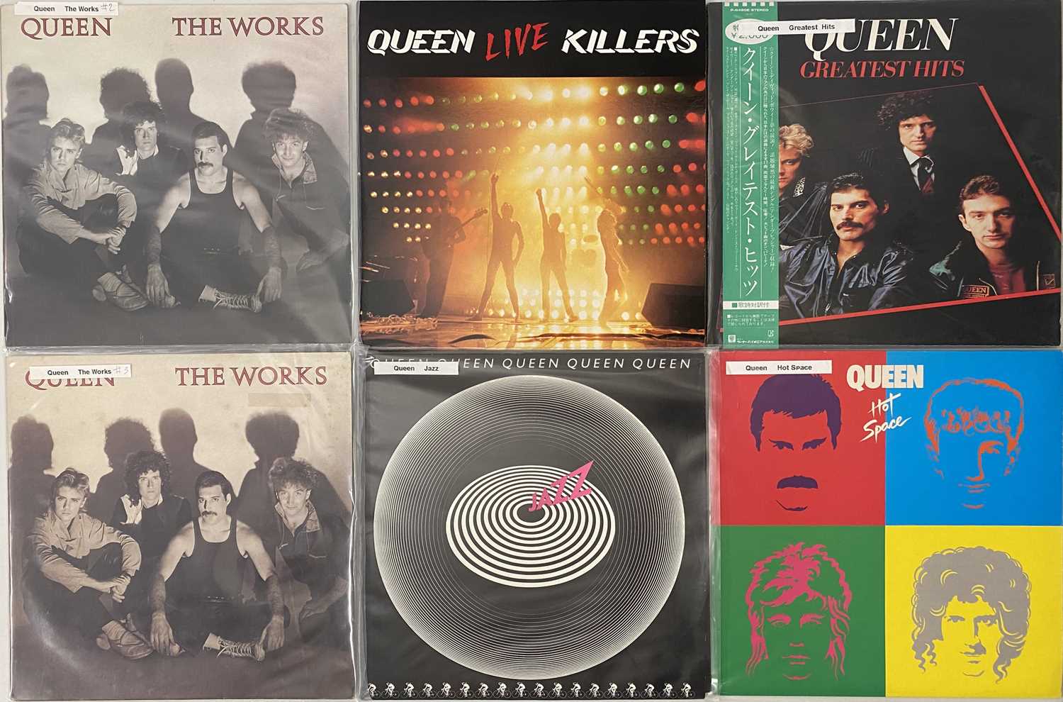 Lot 155 - QUEEN LPS & 12"S + JAPANESE PRESSES