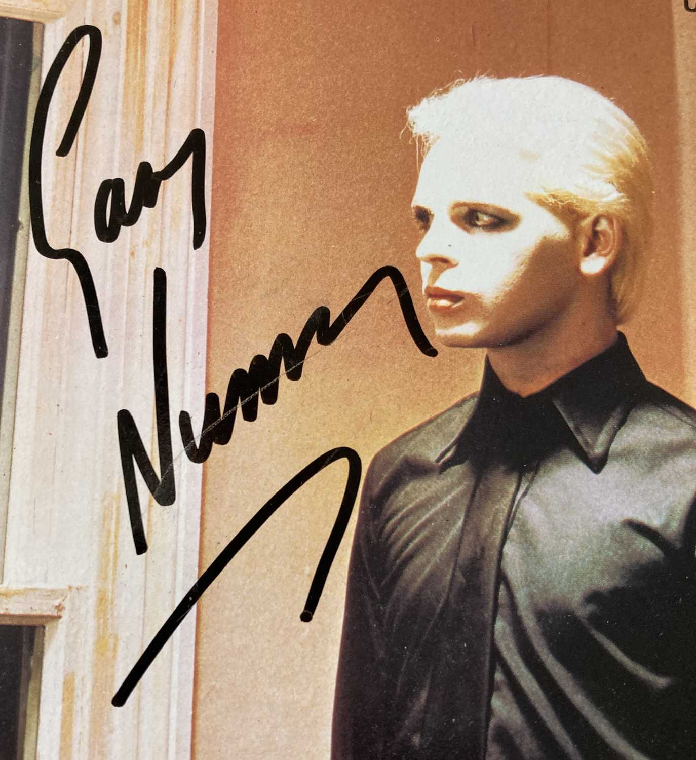 Lot 229 - GARY NUMAN / THE HUMAN LEAGUE SIGNED LPS.