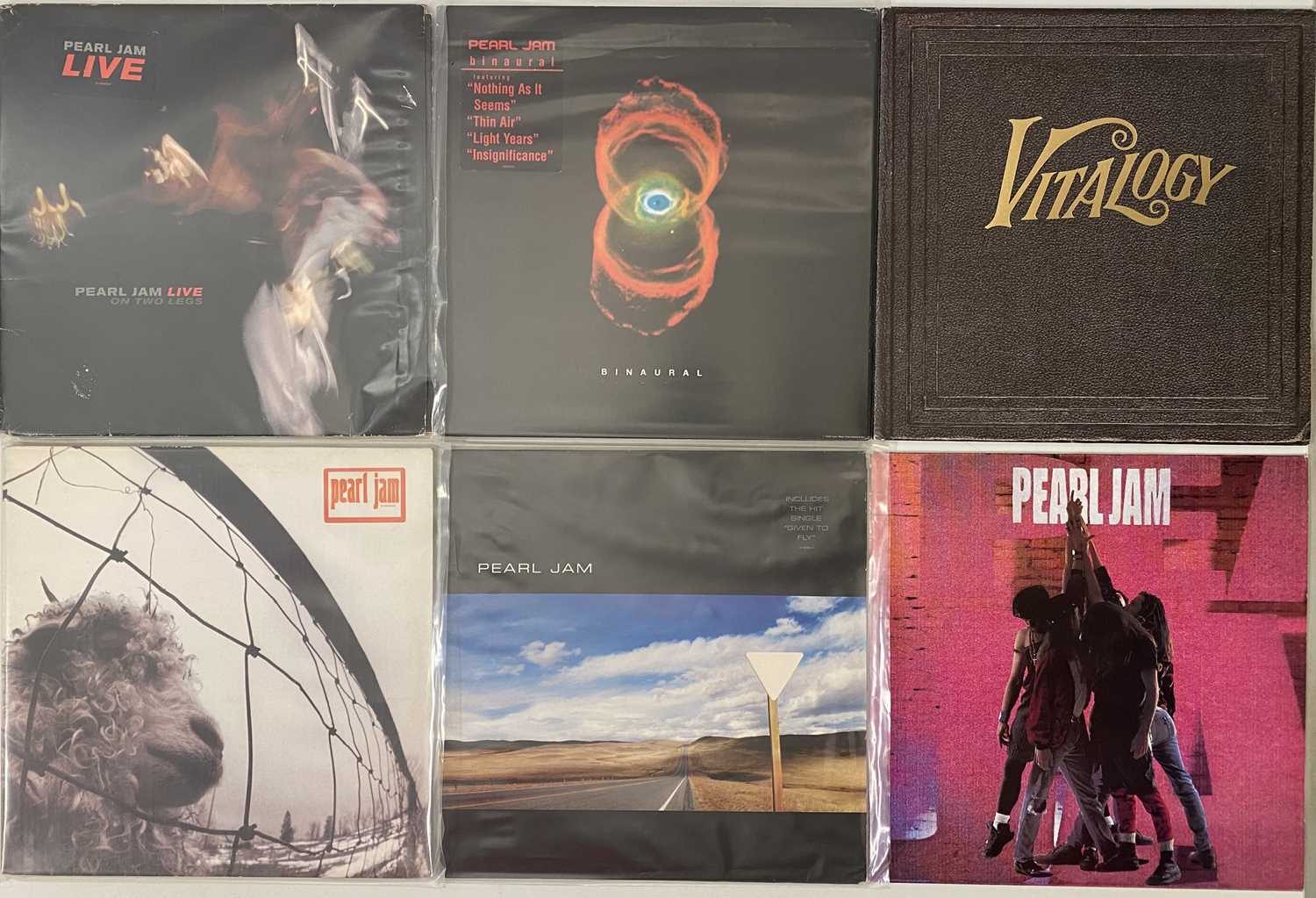 Lot 266 - PEARL JAM - LP PACK