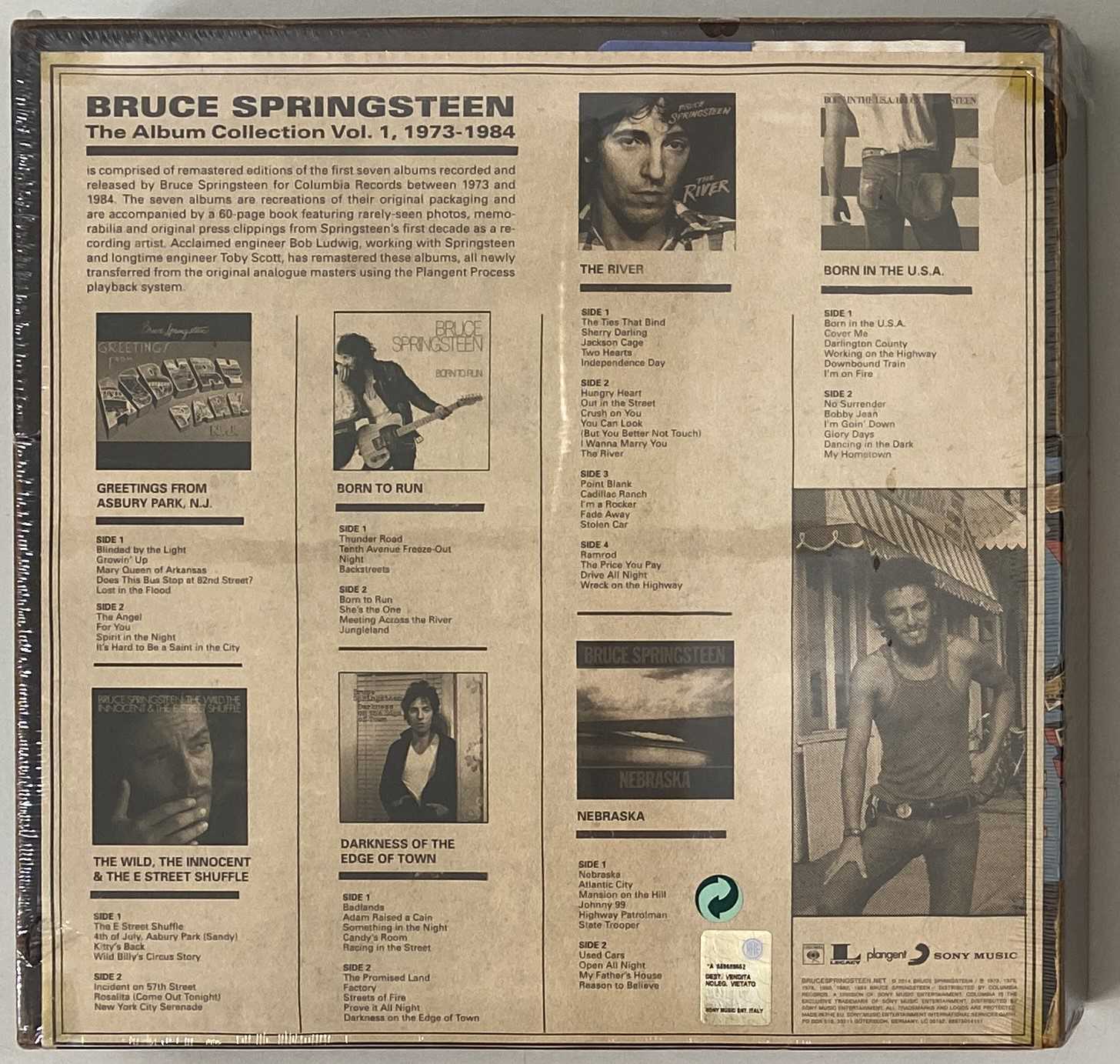 Lot 282 - BRUCE SPRINGSTEEN - THE ALBUM COLLECTION VOL