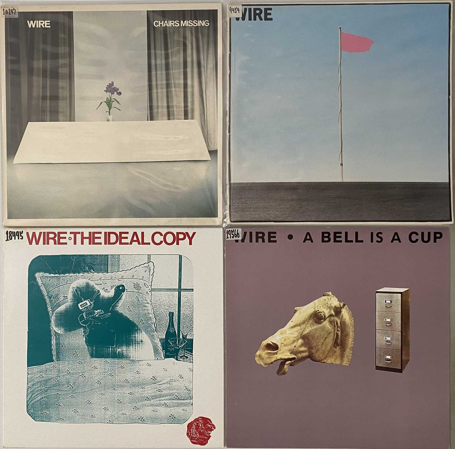 Lot 61 - WIRE - LP RARITIES PACK (INC LETTERS/ PRESS