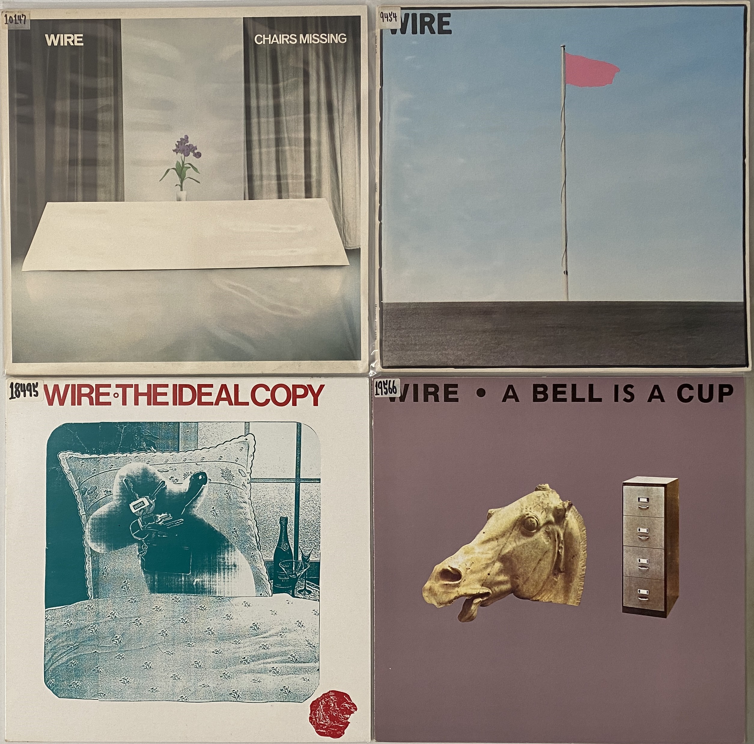 Lot 61 - WIRE - LP RARITIES PACK (INC LETTERS/ PRESS
