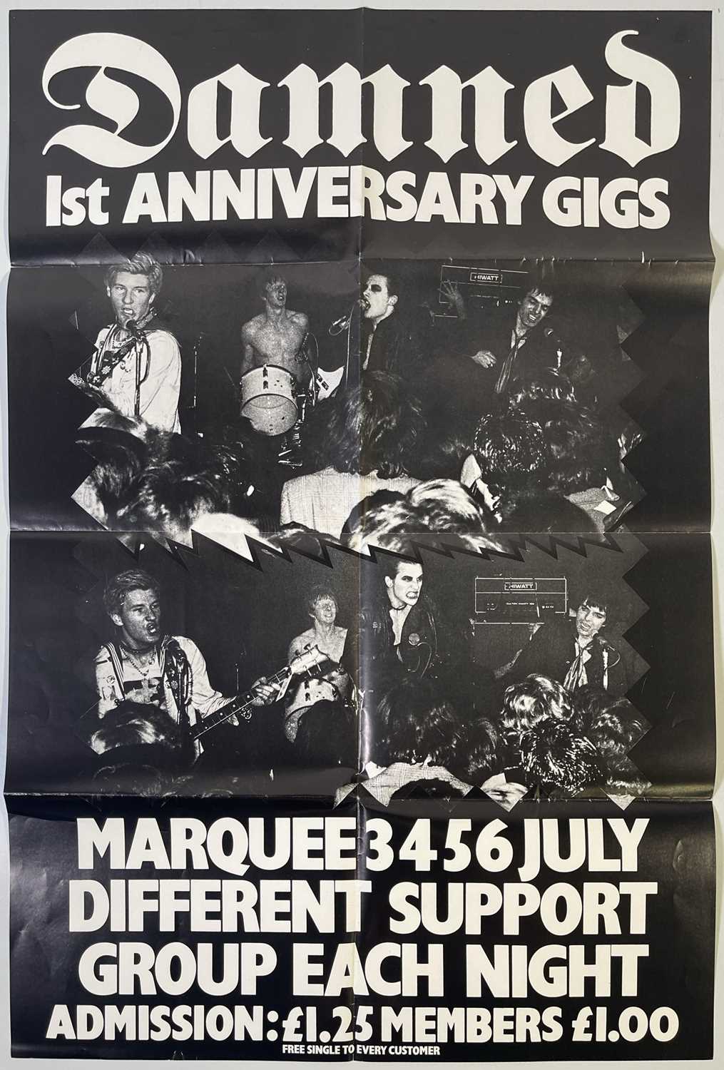Lot 411 - THE DAMNED - ORIGINAL 'ANNIVERSARY GIGS'