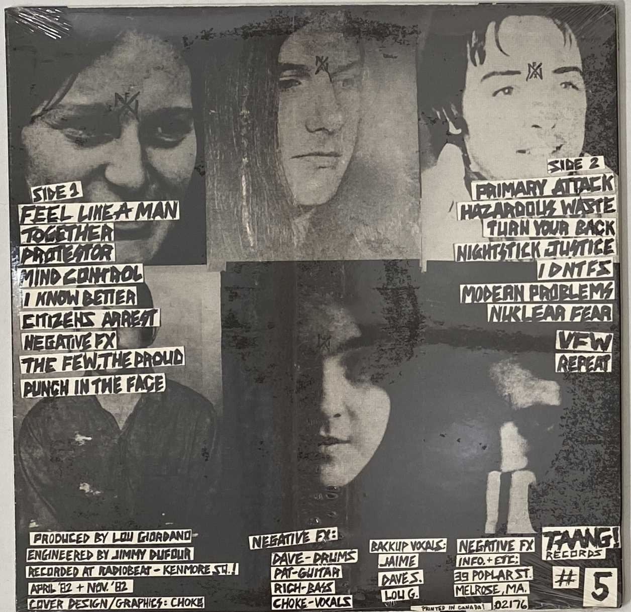 Lot 172 - NEGATIVE FX - NEGATIVE FX LP (TAANG5