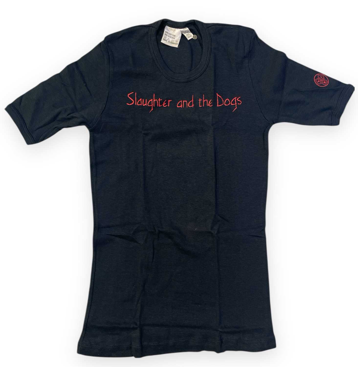 Lot 344 - SLAUGHTER AND THE DOGS ORIGINAL BAND T-SHIRT.