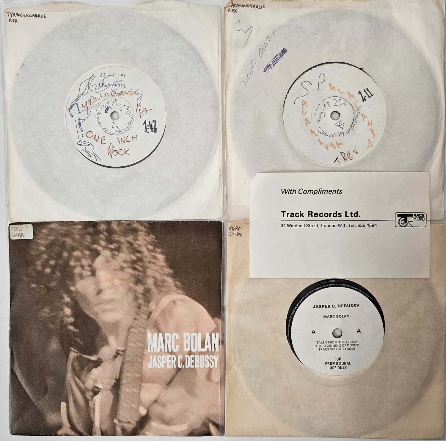 Lot 214 - T. REX/MARC BOLAN - ONE INCH ROCK 7" (SINGLE