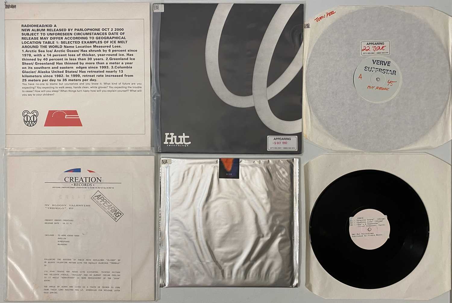 Lot 253 - INDIE / ALT - WHITE LABEL TEST PRESSINGS