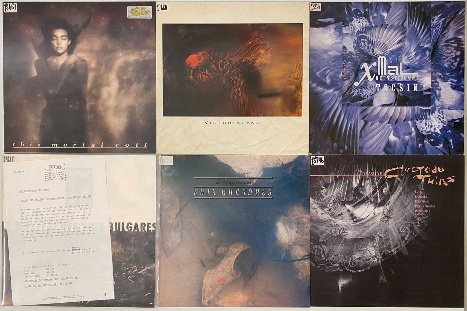 Lot 277 - 4AD LABEL - LP PACK (INC TEST PRESSING)