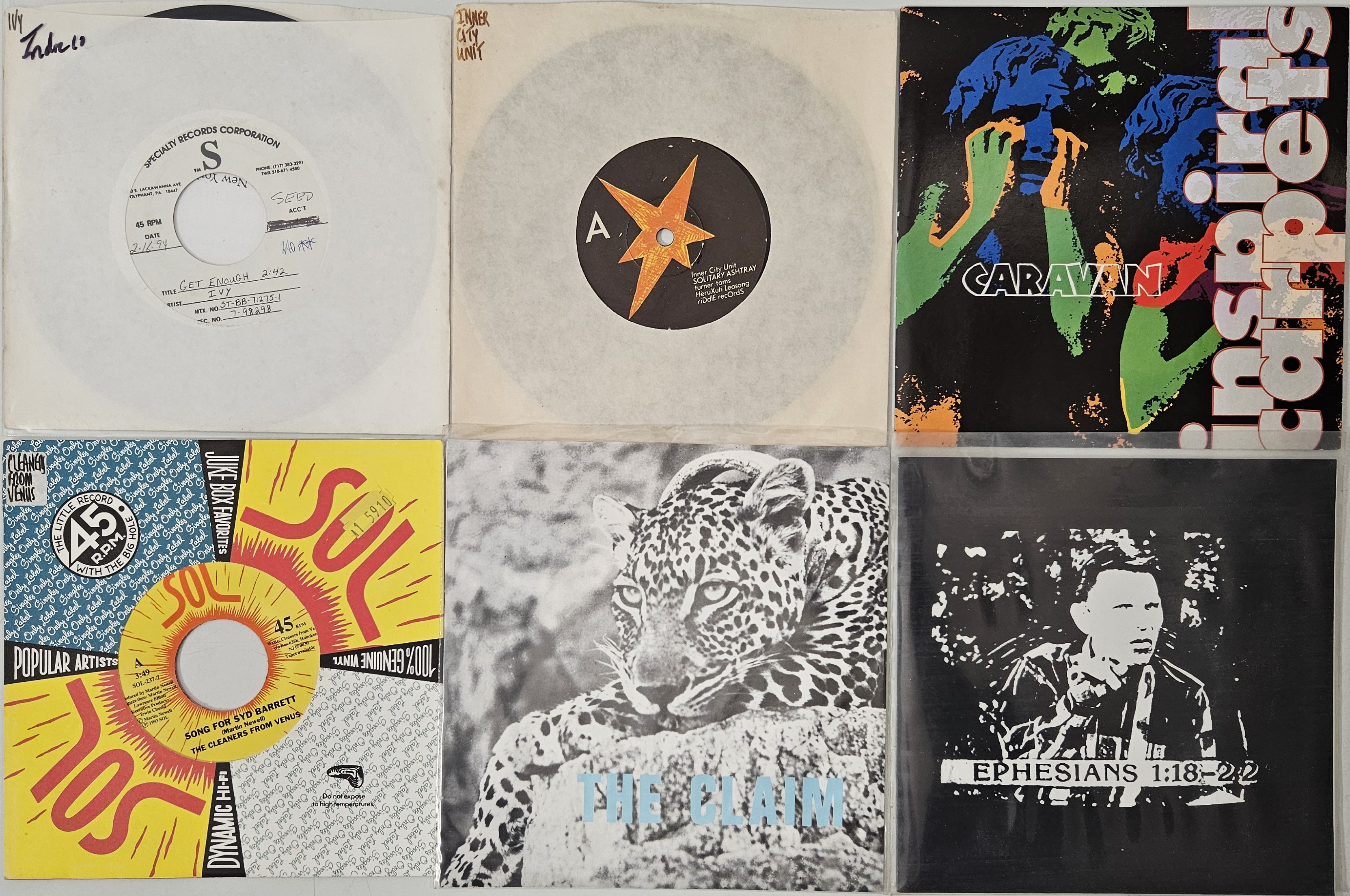 Lot 9 - PUNK/NEW WAVE/INDIE - 7" COLLECTION (WITH