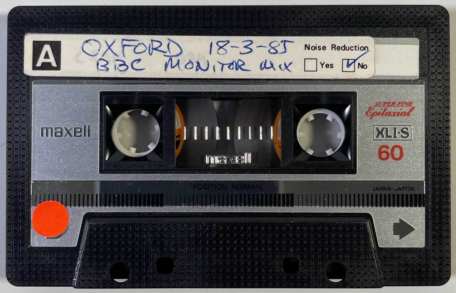 Lot 145 - THE SMITHS - 1985 OXFORD APOLLO MONITOR MIX