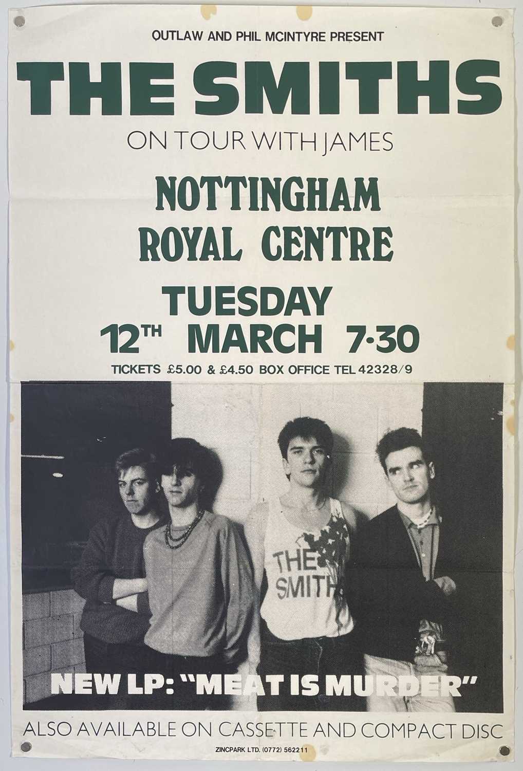 Lot 133 - THE SMITHS - ORIGINAL 1985 NOTTINGHAM