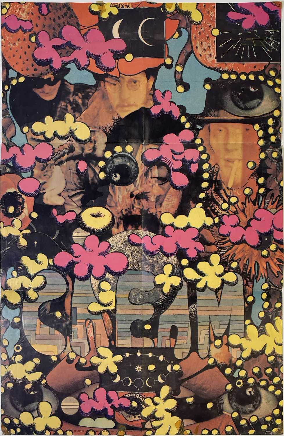 Lot 51 - MARTIN SHARP - BIG O - ORIGINAL 1968 CREAM
