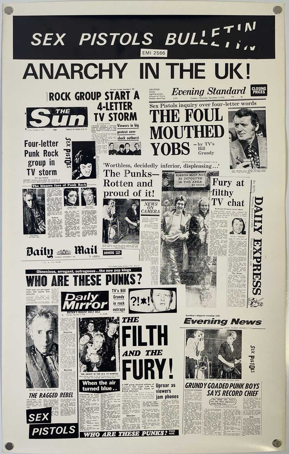 Lot 53 - THE SEX PISTOLS - JAMIE REID DESIGNED 'SEX