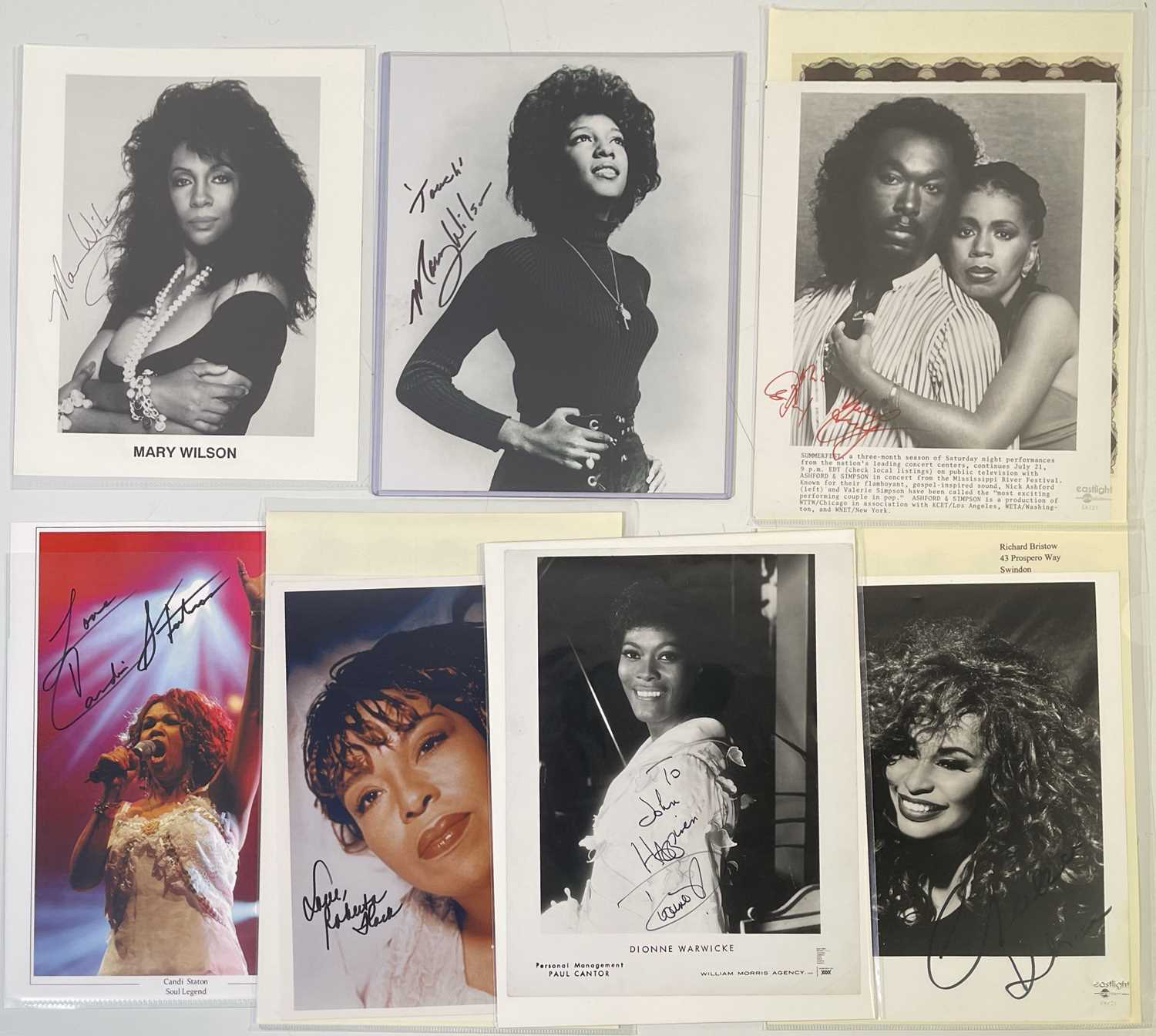 Lot 311 - SOUL LEGENDS - SIGNED PHOTOS.