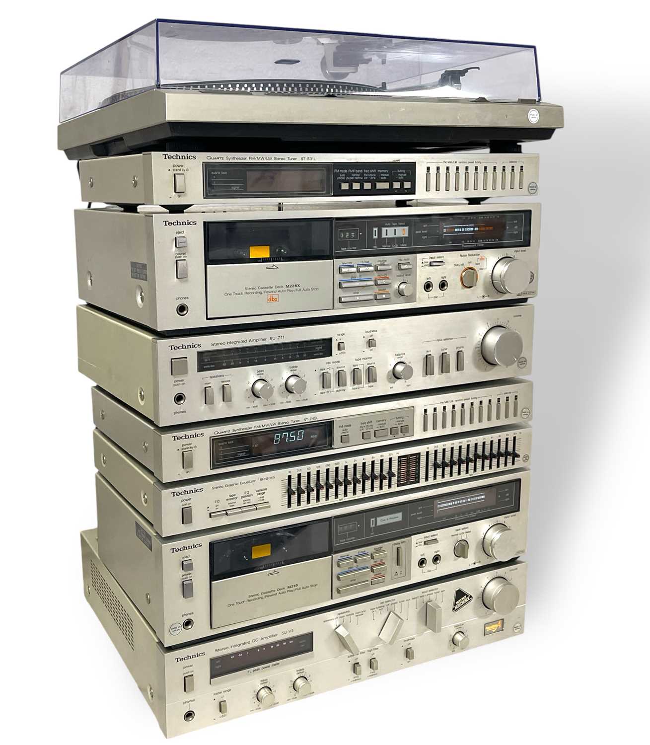 Lot 32 - TECHNICS HI-FI STACK
