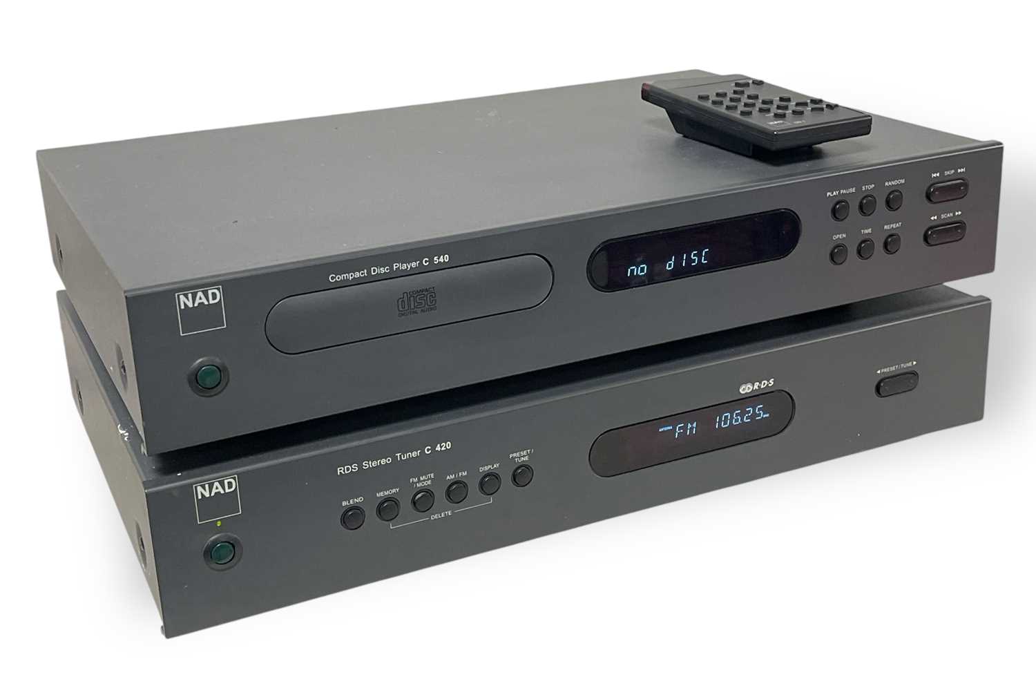 Lot 39 - NAD CD PLAYER AND STEREO TUNER