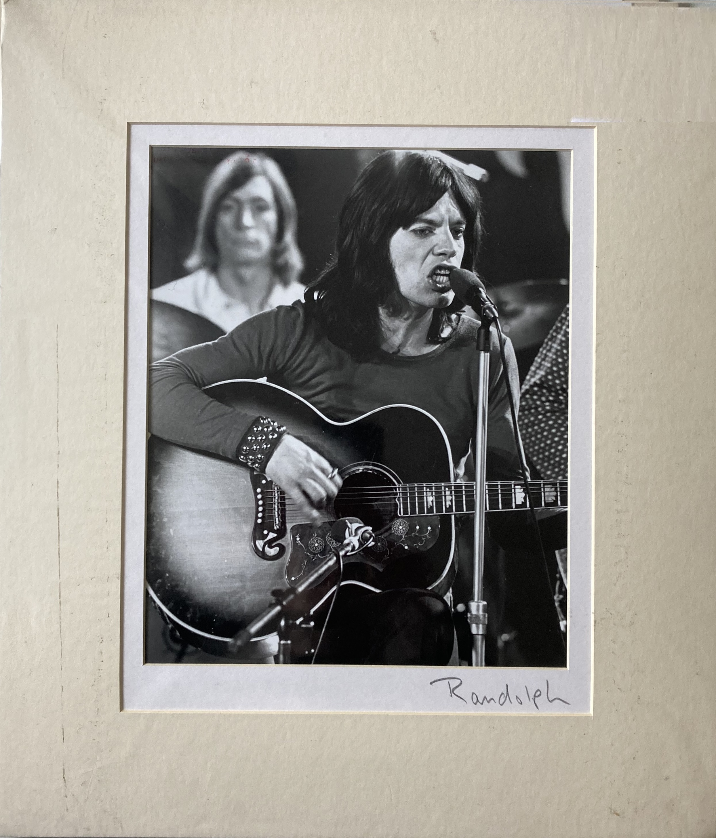 Lot 498 - MICHAEL RANDOLPH / ROLLING STONES SIGNED