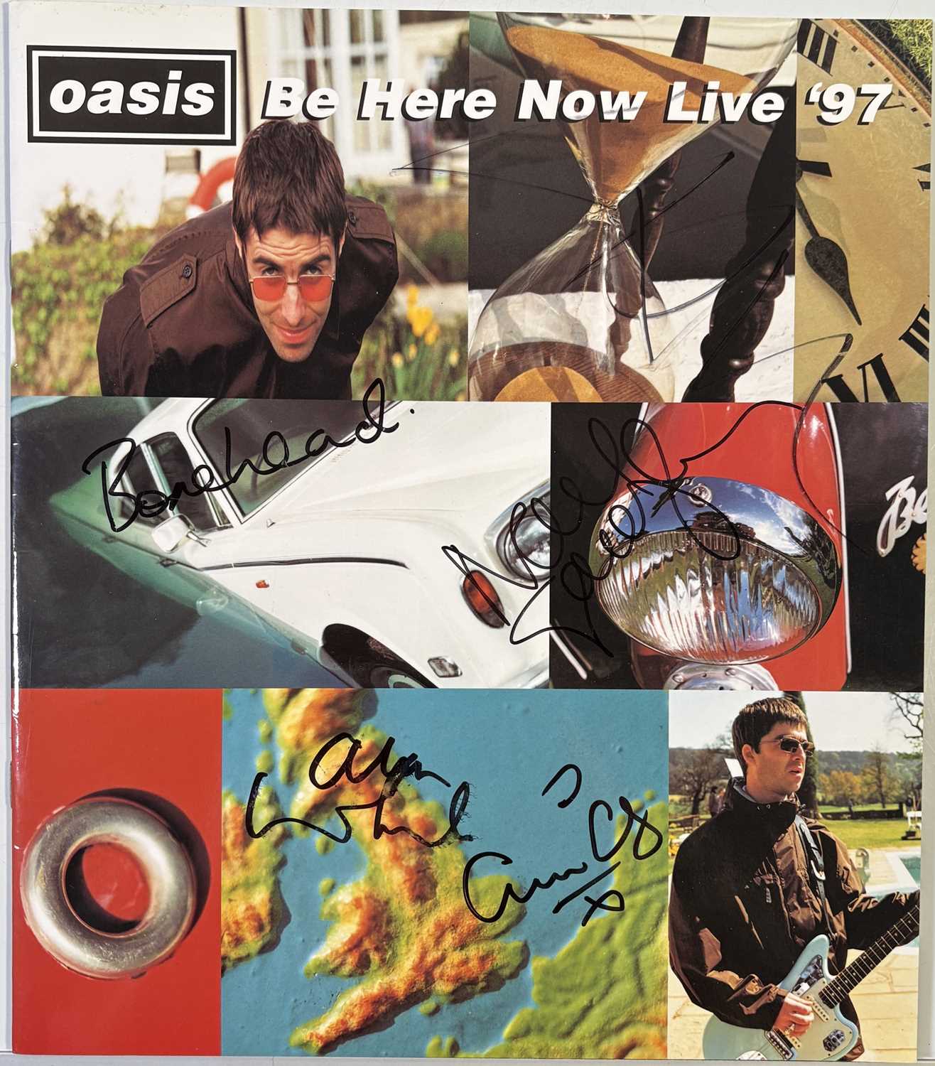 Lot 510 - OASIS - FULLY SIGNED BE HERE NOW PROGRAMME.