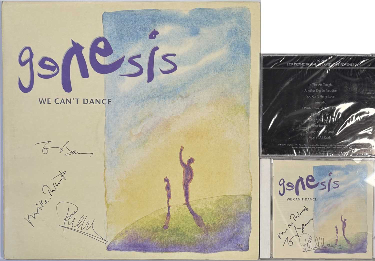 Lot 340 - GENESIS - SIGNED LP AND CD.