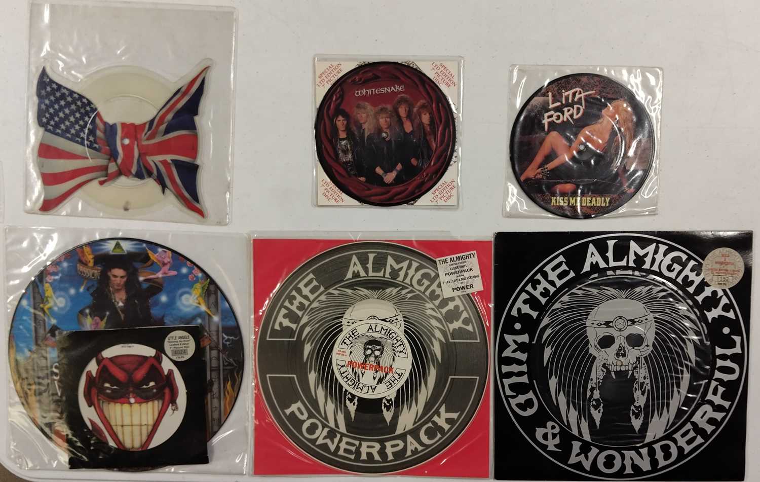 Lot 1240 - HEAVY / METAL - PICTURE / SHAPED DISCS
